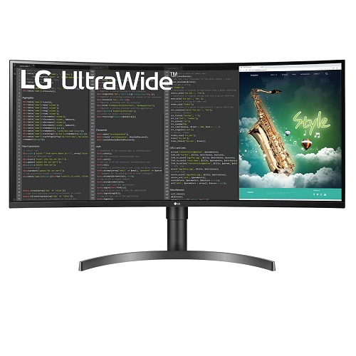 LG 35WN75C 35 Inch Curved UltraWide QHD HDR Monitor with USB Type-C ...