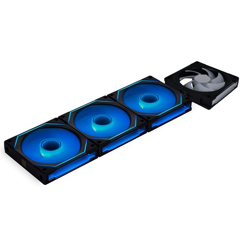 LIAN LI UNI FAN SL-INF 120mm RGB ,Triple Chassis Fan Pack, Black ...