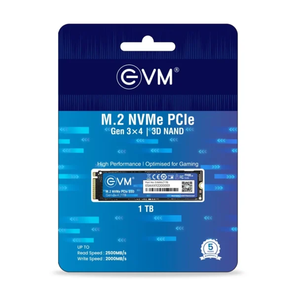 EVM 1TB M.2 NVME 2280 Pcle Gen 3×4 3D NAND TLC Internal SSD ( EVMNV/1TB ) – Starcomp ...