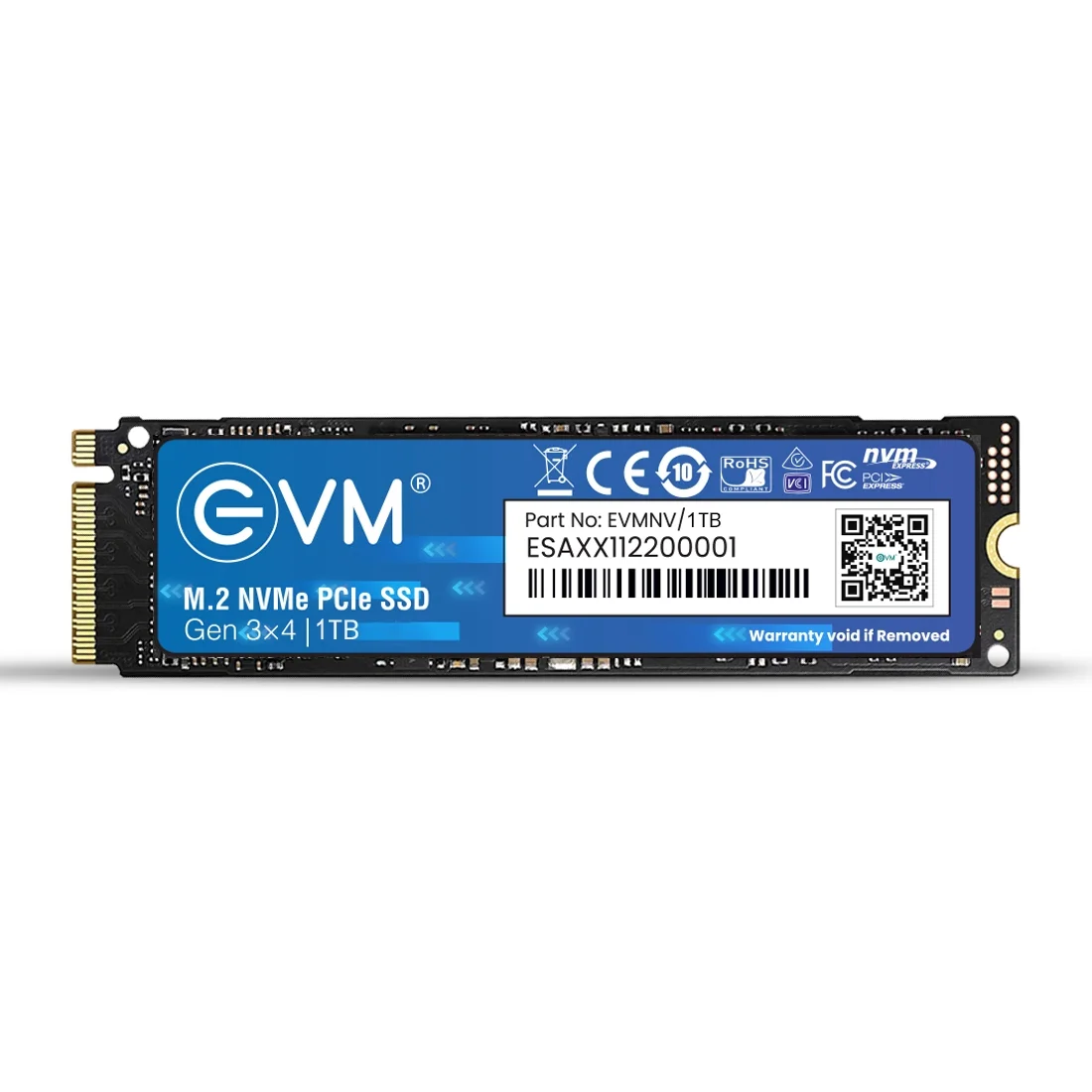 EVM 1TB M.2 NVME 2280 Pcle Gen 3×4 3D NAND TLC Internal SSD ( EVMNV/1TB ...