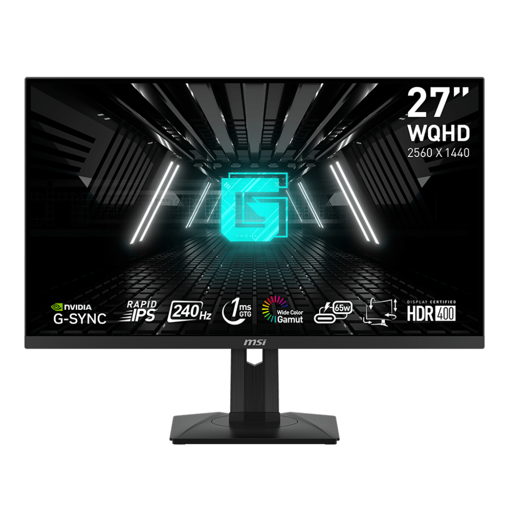 MSI G274QPX 27 Inch Flat Rapid IPS WQHD 240Hz 1ms GtG Anti-glare G-sync ...
