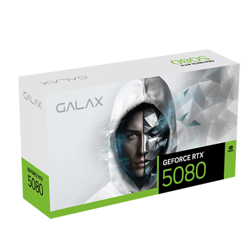 Galax GeForce RTX 5080 EX Gamer 1-Click OC White 16GB GDDR7 256-bit DP2.1b*3/HDMI 2.1b/DLSS 4 ...