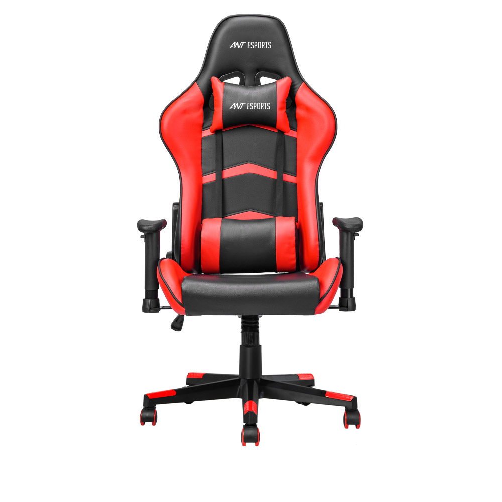 Ant Esports 9077 Ergonomic Multifunctional Back & Red Gaming Chair With ...