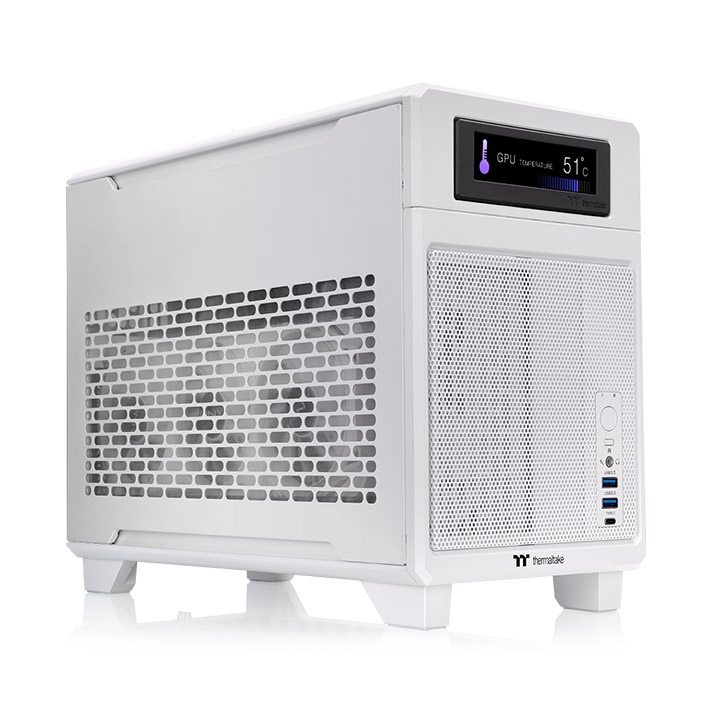 Thermaltake TR100 Snow Mini ITX Chassis Mini Tower White Pc Case ( CA ...