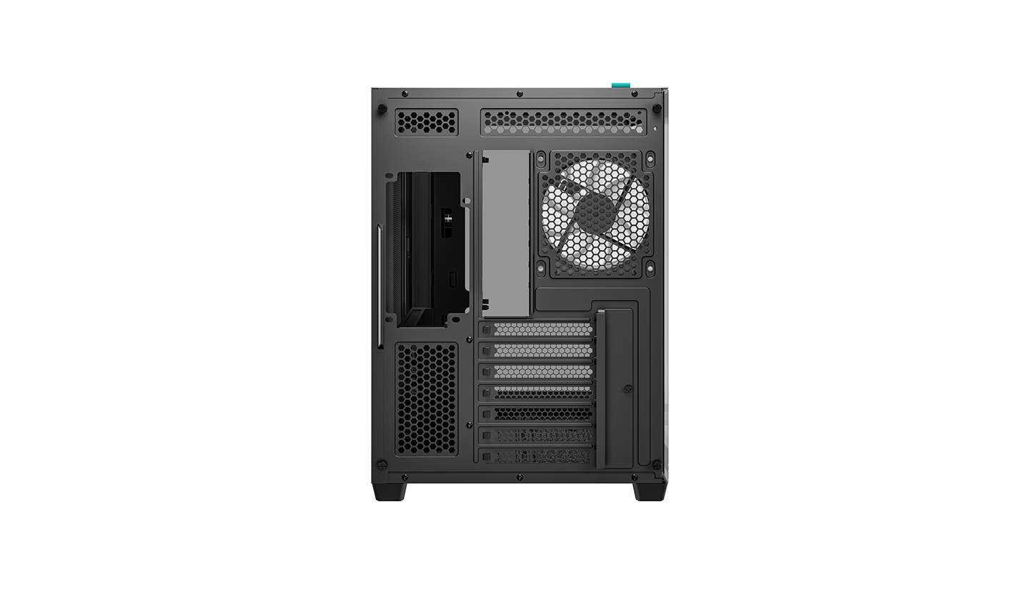 Deepcool CG530 4F ATX Mid Tower Tempered Glass Side Panel Black PC Case ...