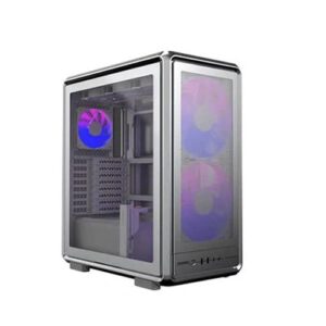 Cooler Master MasterFrame 500 Mesh ARGB Silver E-ATX Mid Tower Tempered ...